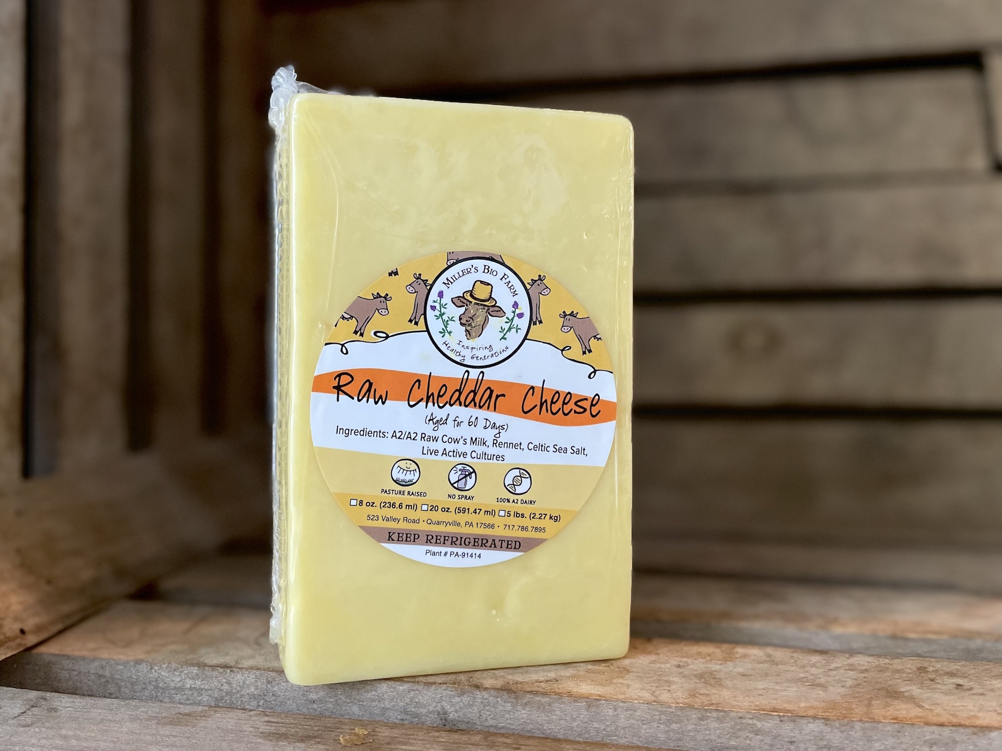 Miller’s Bio Farm: Raw A2/A2 Cheese - The Real Food Project