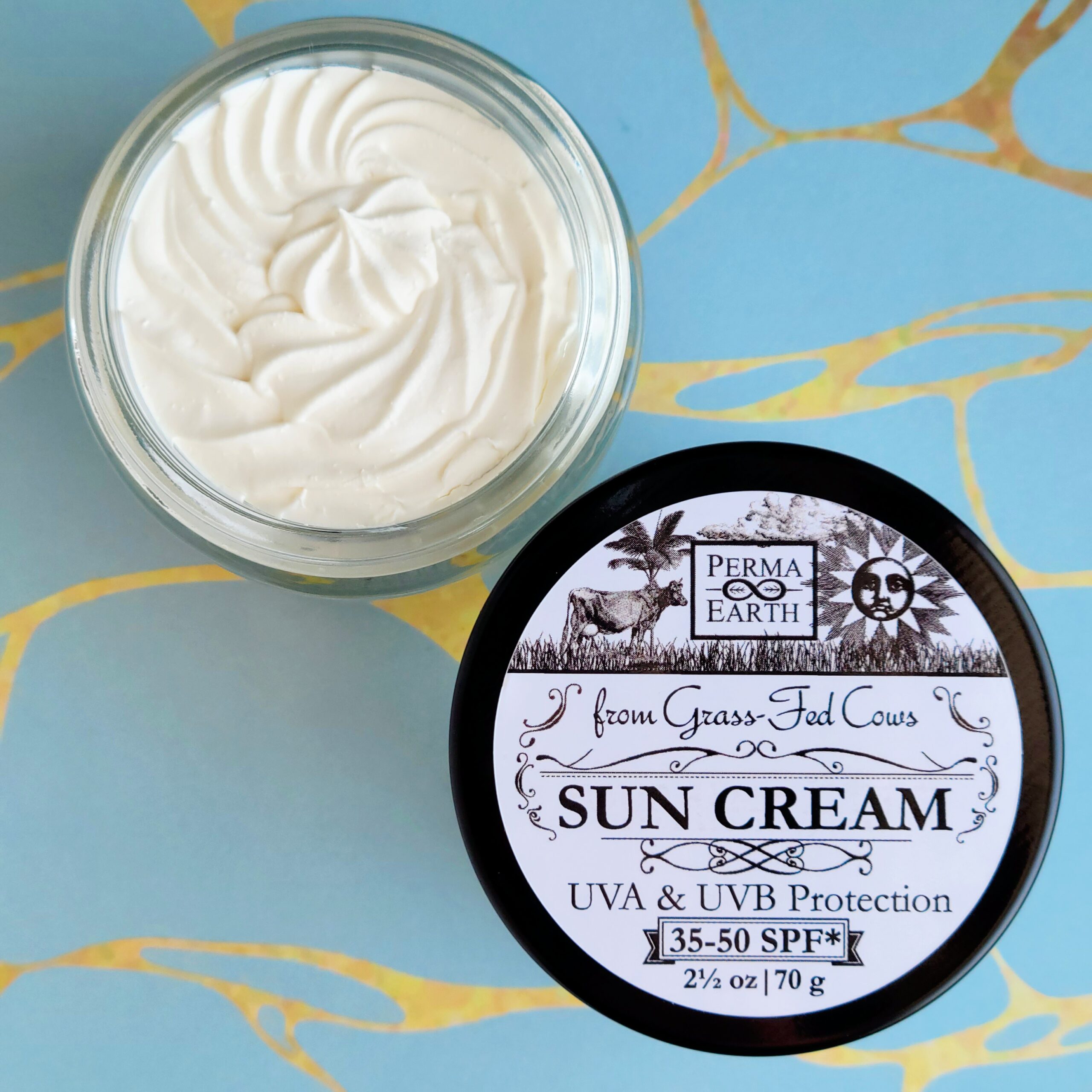 Perma Earth: Sun Cream, 30-50 SPF (Tallow) - The Real Food Project