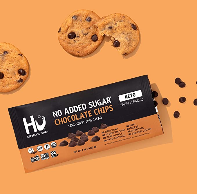 Hu: Organic Chocolate Chips (No Sugar Added) - The Real Food Project