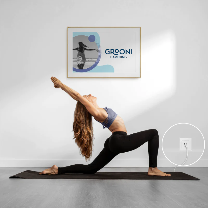 Grooni Earthing: Earthing & Grounding Yoga Mat - The Real Food Project