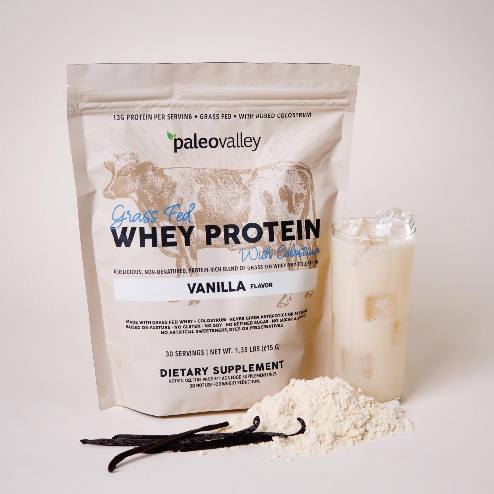 Paleovalley: 100% Grass-fed Whey Protein (With Colostrum) - The Real ...