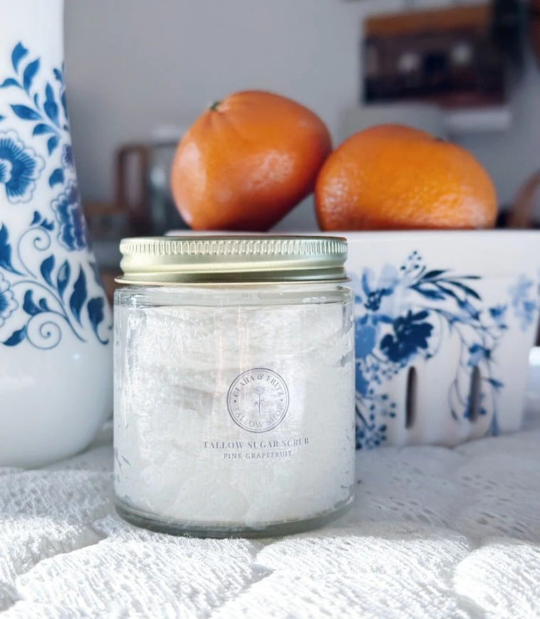 Clara & Fritz: Tallow Sugar Scrub - The Real Food Project
