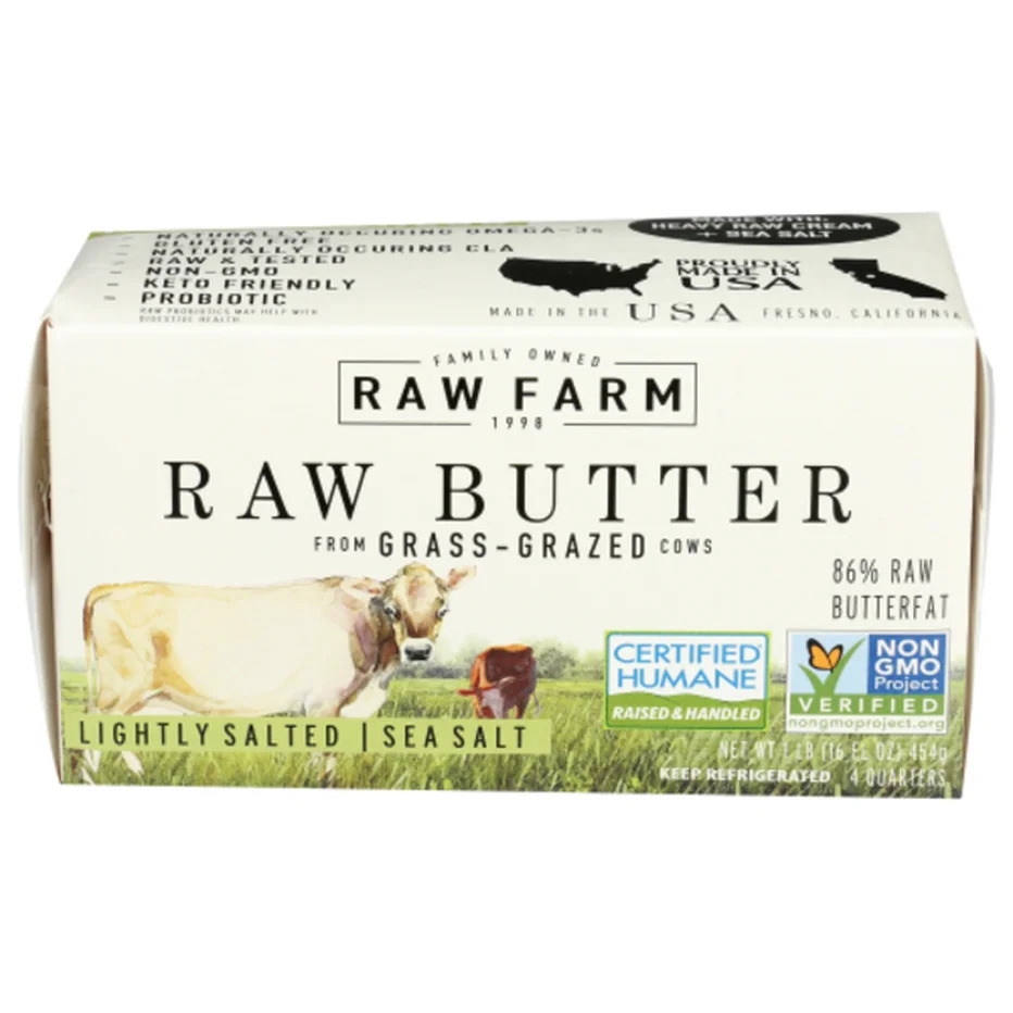 Raw Farm USA: Raw Butter (California Only) - The Real Food Project